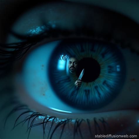 Blue Iris With Sinister Reflection Stable Diffusion Online