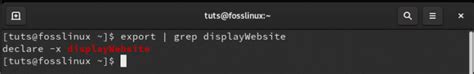 Linux Export Command Examples Foss Linux