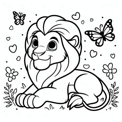 El Rey León 2 Para Colorear Imprimir E Dibujar Coloringlib