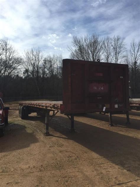 1979 Fruehauf Flatbed Trailer Taylor Auction And Realty Inc