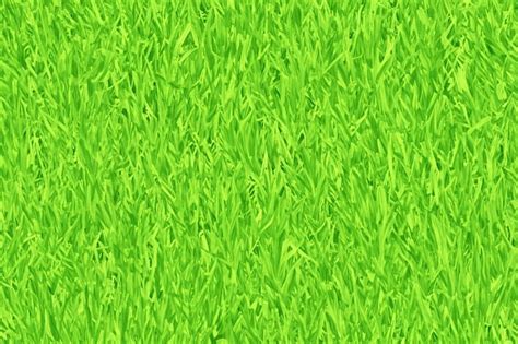 Vector Seamless Green Grass Pattern Premium Ai Generated Image