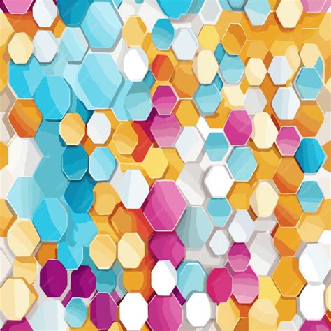 Premium Vector Hexagon Patterns Vector