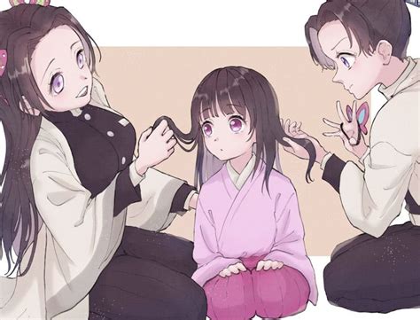 Kanao Shinobu And Kanae Anime Demon Cute Anime Character Slayer Anime