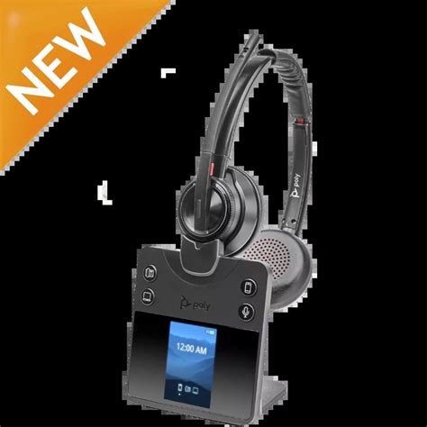 Poly Savi 8420 Office Wireless Dect Headset Headsets Direct