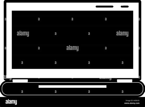 Laptop With Blank Screen Icon Image Stock Vector Image And Art Alamy