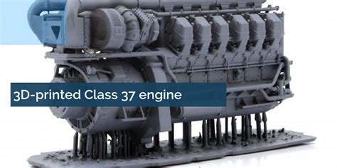 3d Printed Class 37 Engine In Oo Gauge
