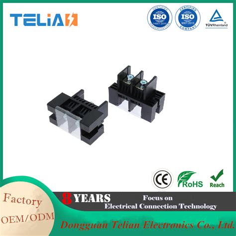 High Current Barrier Terminal Blocks Screw Feed Through Terminal Power Block 21mm 100a