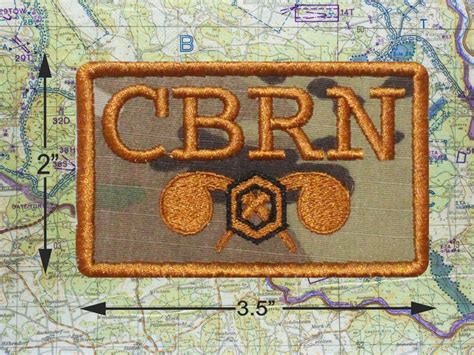 Cbrn Chemical Tactical Brown Patch B7