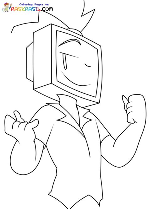 Coloring Pages Tv Man [2025]