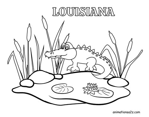 Louisiana State Flag Coloring Pages [2025]