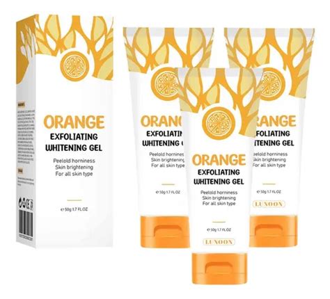 3×gel Peeling Esfoliante Clareador Clareador E Ym Frete Grátis