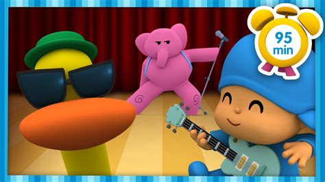 🎷🎻🎺 Pocoyo In English Music Bands 95 Minutes Full Episodes