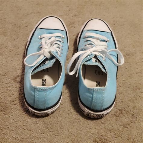 Converse Shoes Sky Blue Converse Shoes Womens Size 8 Poshmark