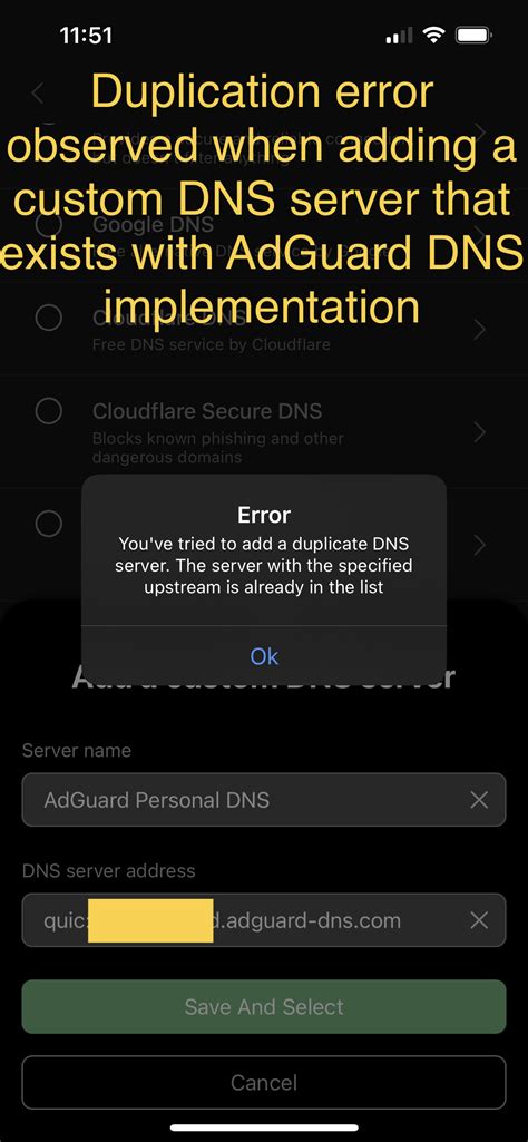 Incorrect Error Message · Issue 2095 · Adguardteamadguardforios · Github