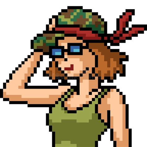 Anime Pixel Head Stock Illustrations 227 Anime Pixel Head Stock