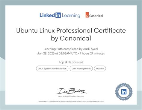 Im Thrilled To Share That Ive Just Completed The Ubuntu Linux