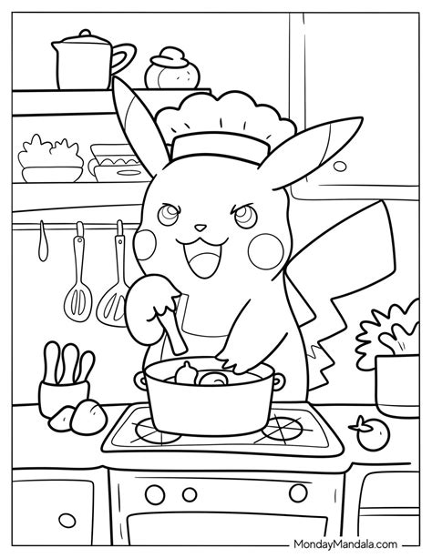 Cooking Coloring Pages Free Printable