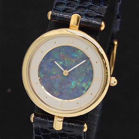 Yahooオークション 1円 クラシック 14 47 Qz モザイクオパール文字