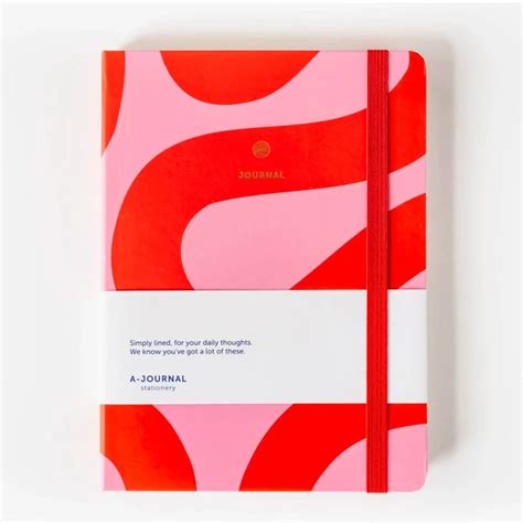 A Journal Flow Pink Notebook A5 Ruled Notebook 16 X 215 Cm