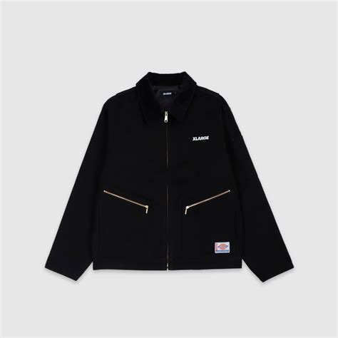 Xlarge X Dickies Work Jacket Black Fast Times Skateboardin