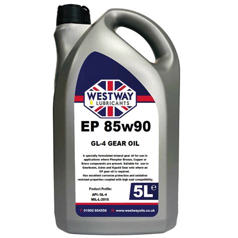 85w90 Gear Oil Hypoid 5 Litres GL4 GL-4 Yellow Metal Safe 5L | eBay