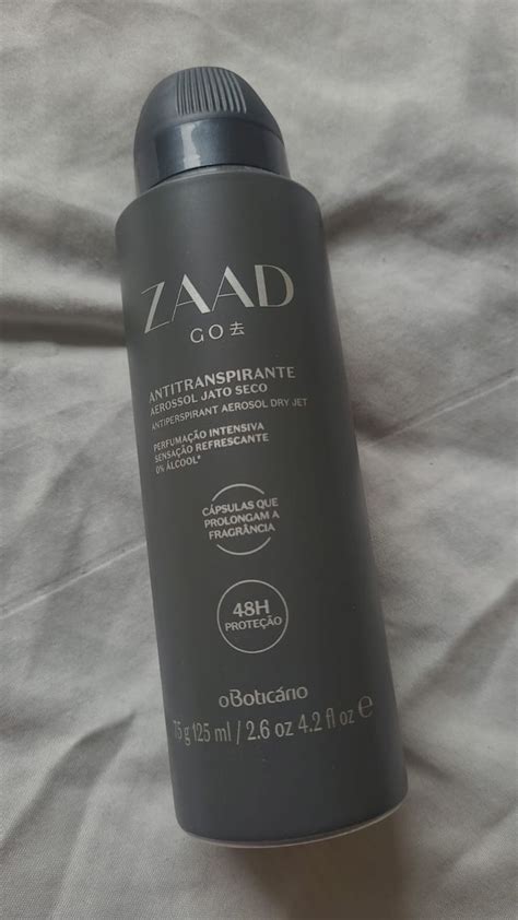 Antitranspirante Zaad Go 125 Ml Perfume Masculino O Boticário Nunca