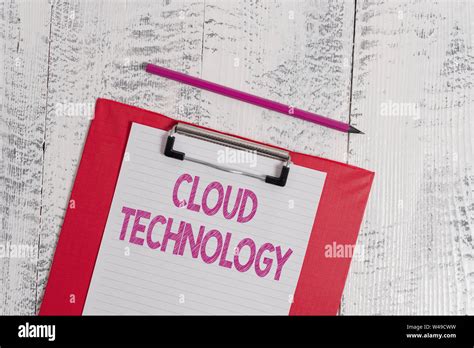 Handwriting Text Cloud Technology Conceptual Photo Storing And
