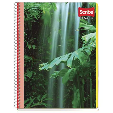 Cuaderno Espiral De 100 Hojas Profesional De Raya Mega Plus Scribe