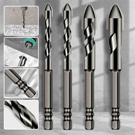 Special Crooked Tip Eccentric Drill Bit Set Drills Concrete Masonry
