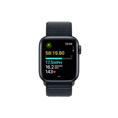 Apple Watch Series SE (2. gen.) GPS 40 mm Aluminium i Midnatt med Sport ...