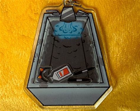 Sharpie Bath Keychain Etsy