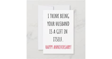 Funny Happy Wedding Anniversary Card For Her Zazzle