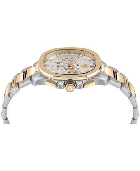 Philipp Plein Mens Chronograph Spectre Two Tone Stainless Steel