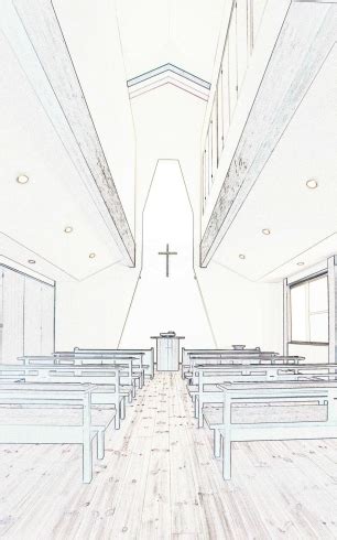 2023年プラドクリスマスカードより「教会のある家」2 建築設計事務所 Prado