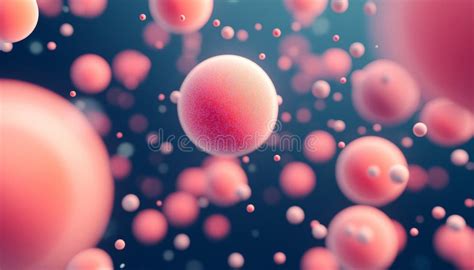 Microscopic View Of Spherical Cells A Potential Concept For Cancer