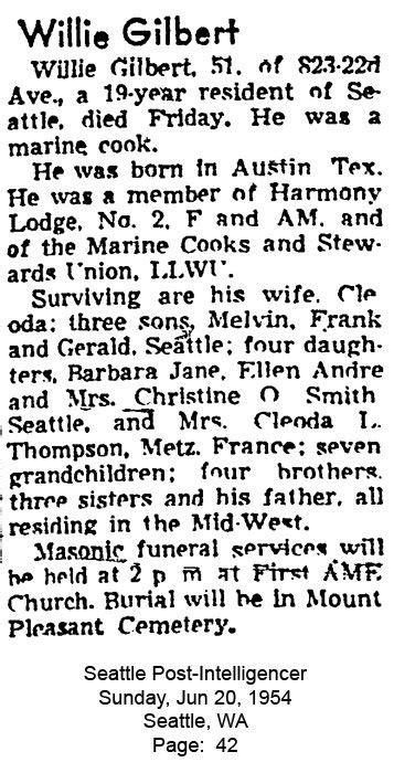 Willie Gilbert 1902 1954 Find A Grave Memorial