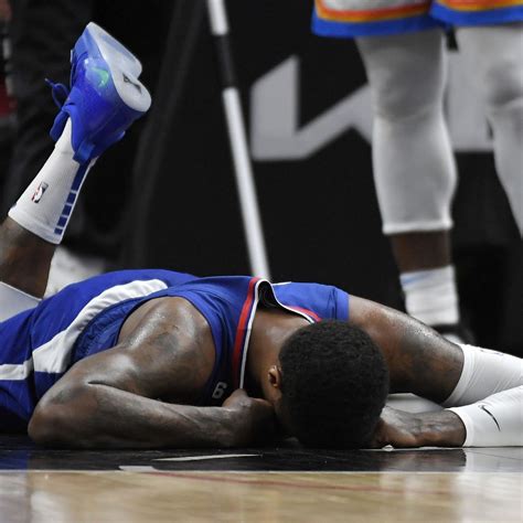 Paul George Injury Bone Sticking Out