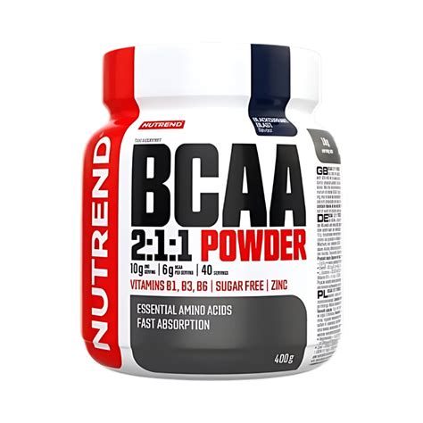 Nutrend Bcaa 211 Powder 400mg 40 Servicios Global Nutrition Cl