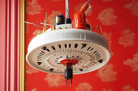 Premium Photo Smoke Alarm Installation With Screwdriver And Screws