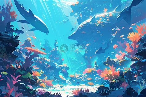 缤纷海底时世界插画图片下载 正版图片601197840 摄图网