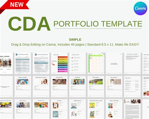 Professional Teacher Portfolio Templates
