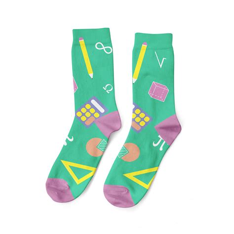 Science Themed Socks Design On Behance