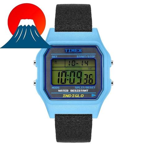 [timex] Watch Pac Man Digital Pacman Digital Light Blue Dial Resin