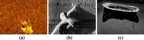 Examples Of Sonar Dataset A Extracted Object Is A Drowned Man B