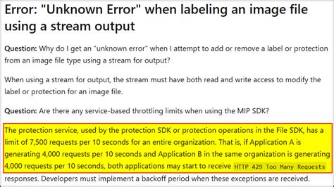 Performance Issue With Mip Sdk Microsoft Qanda