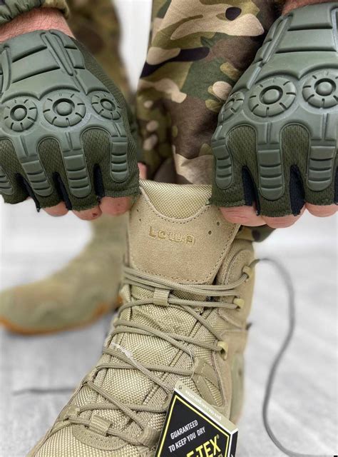Тактические берцы LOWA Gore TEX военные кроссовки берци лова гор текс ...