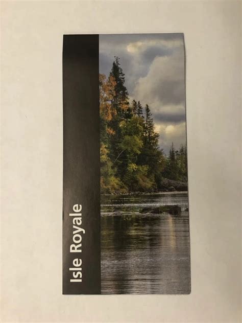 Isle Royale National Park Unigrid Brochure Map Nps Newest Version