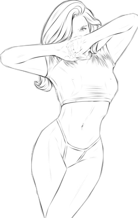Обожаю скетчи могу часами рисовать ️ Photo To Line Drawing Body
