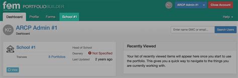 Complete An Arcp Outcome Form Fom Portfolio