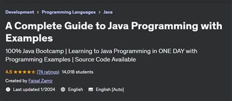 a complete guide to java programming with examples scriptmafia